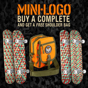 Mini Logo Complete Skateboards now with FREE Shoulder Bag! - Field ...