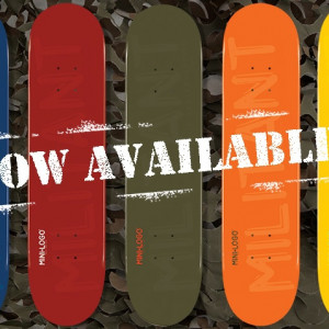NEW Mini Logo MILITANT Decks are Now Available! - Field Report - Mini ...