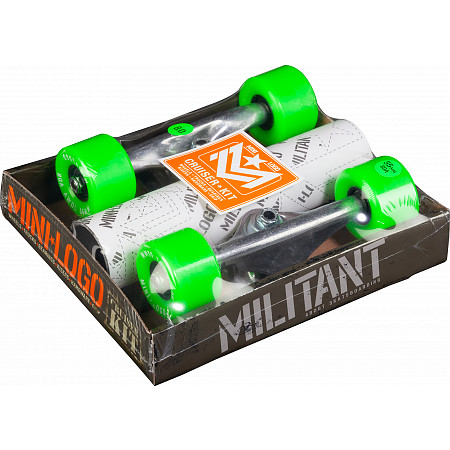Mini Logo Cruiser Kit 55MM x 80A Green - Mini Logo Skateboards