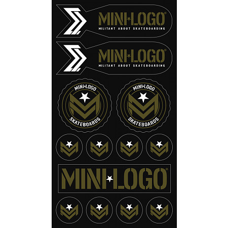 Mini Logo Sticker Multi Single - Mini Logo Skateboards