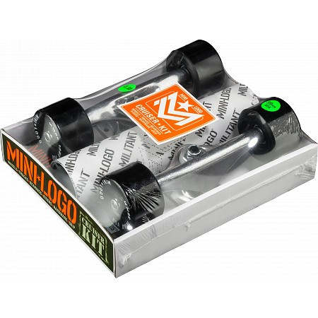 Mini Logo Cruiser Kit 59MM x 80A Black - Mini Logo Skateboards