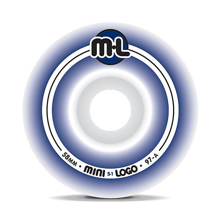 Mini Logo S-1 Wheels 58/97a (4 pack) - Mini Logo Skateboards