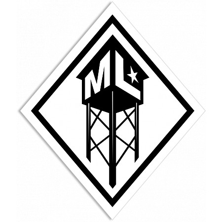 Mini Logo Watchtower Sticker Single - Mini Logo Skateboards