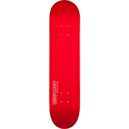 Mini Logo 127 K12 Skateboard Deck Red - 8 x 32.125 - Mini Logo Skateboards
